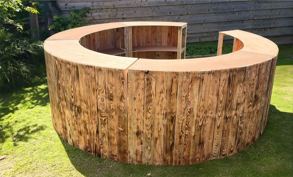 🎪 Round Event Bar Hire ⋆ Myreton Marquee Hire